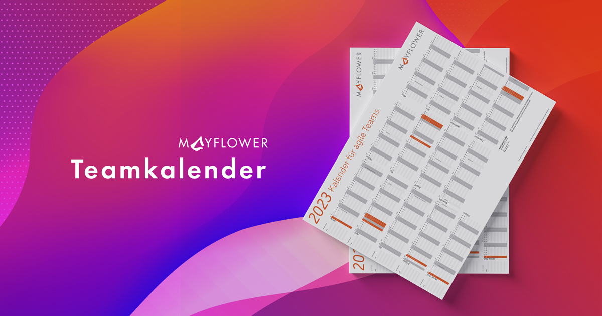 Teamkalender 2024 für agile Teams – by Mayflower