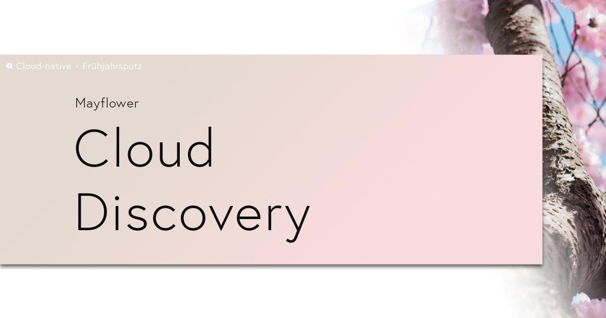Cloud Discovery - Mayflower GmbH